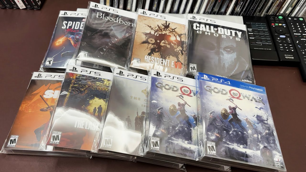 PS4 PS5 XBOX GAME Custom Cover & Clear Plastic Case VOL.31 - YouTube