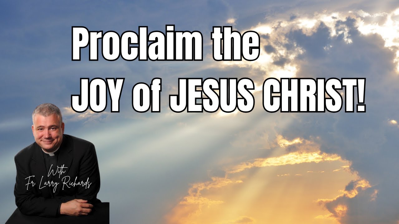 Proclaim the Joy of Jesus Christ! /Anchored in Hope Topic Series - YouTube