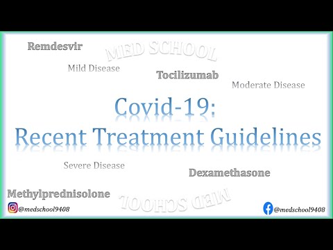 COVID19-Recent Treatment Guidelines