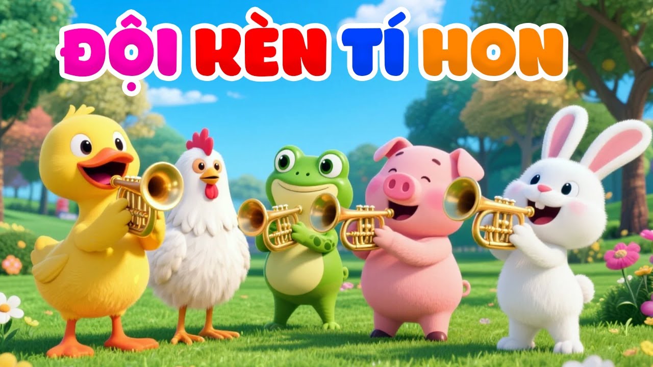 Đội Kèn Tí Hon | Video Hoạt Hình Nhạc Thiếu Nhi Meo Meo Vui Nhộn Cho Bé ...