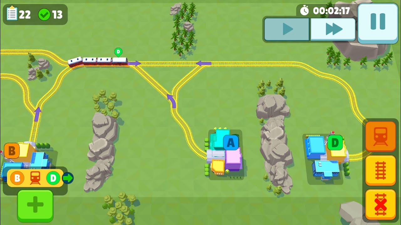 Train Line Finger Maze Game | Railway Manager | Android Gameplay #1103 ...