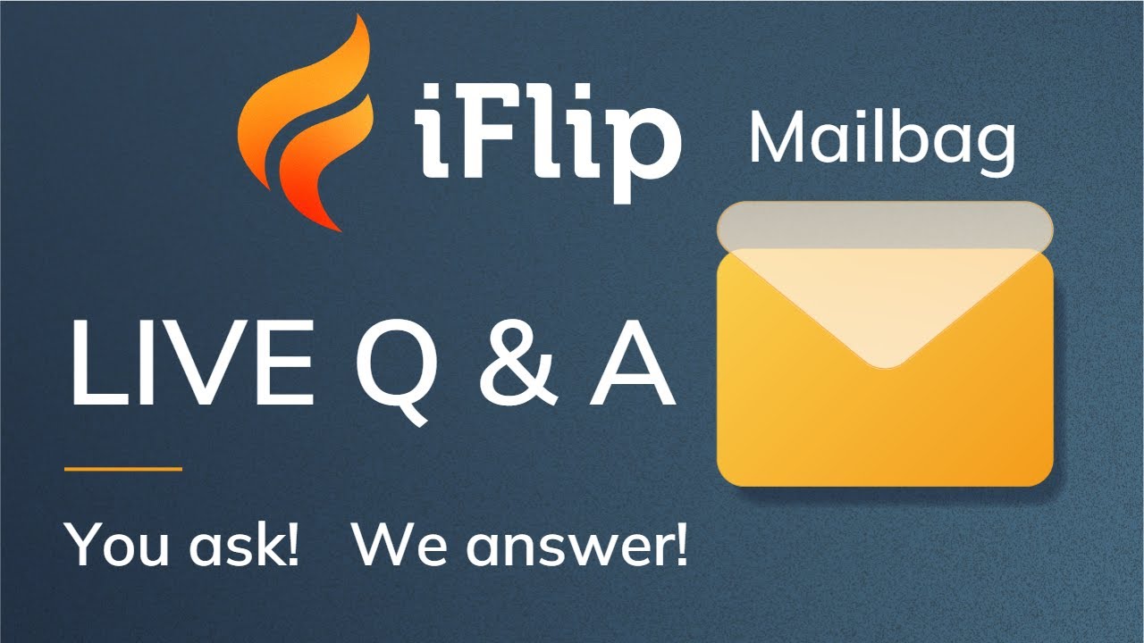 LIVE Q&A from iFlip Mailbag April 19, 2023 - YouTube