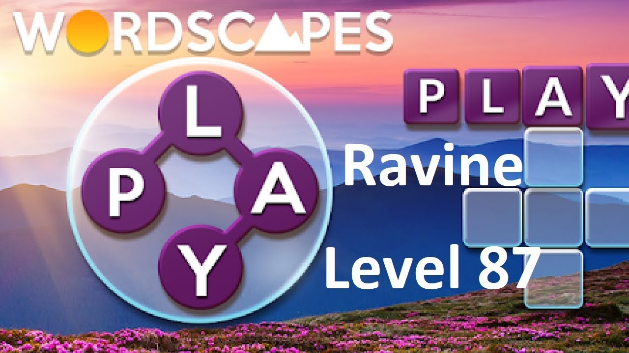 Wordscapes Level 87 - YouTube
