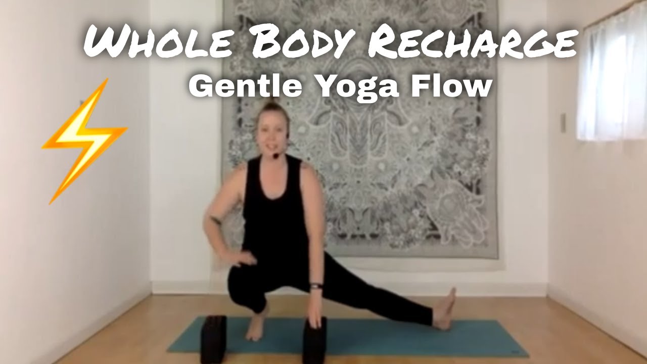 Whole Body Recharge ⚡ Gentle Yoga Flow - YouTube