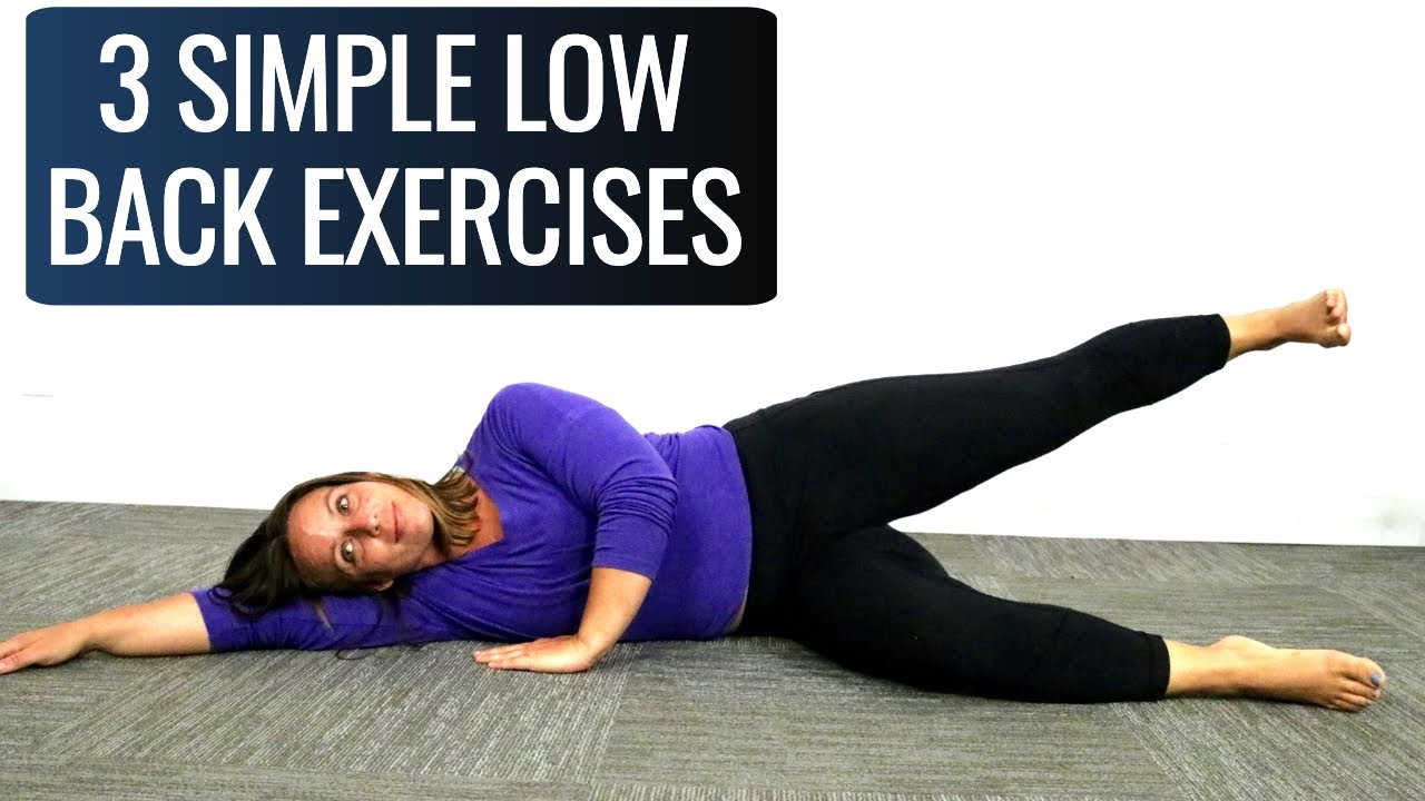 3 Best Lower Back Exercises To Do At Home - YouTube