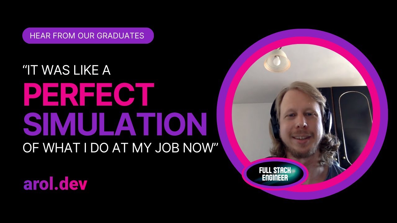 From 3D Artist to Full Stack Engineer - Cory's Experience in arol.dev - YouTube