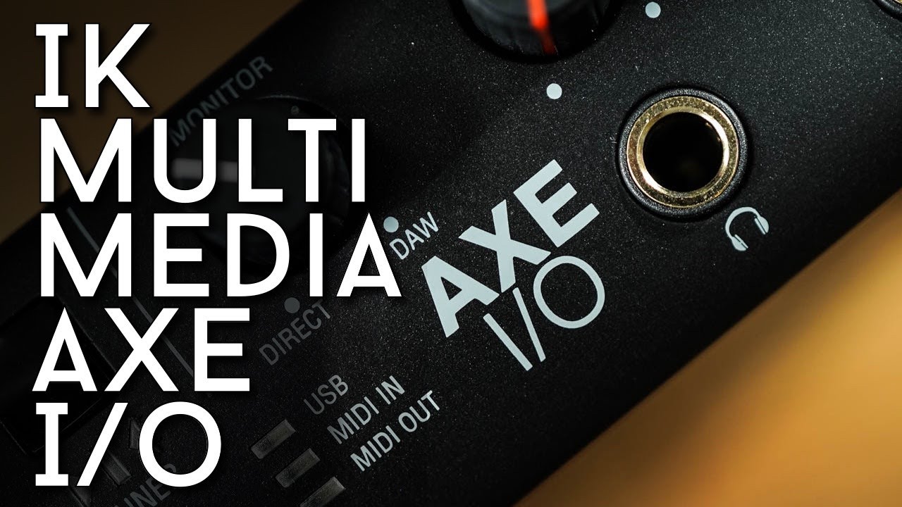 Made for us! The AXE I/O interface from IK Multimedia - YouTube