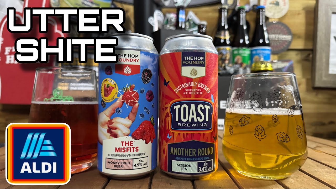 NEW ALDI BEERS - Utter Sh*te - The Misfits WONKY IPA & Another Rpund ...