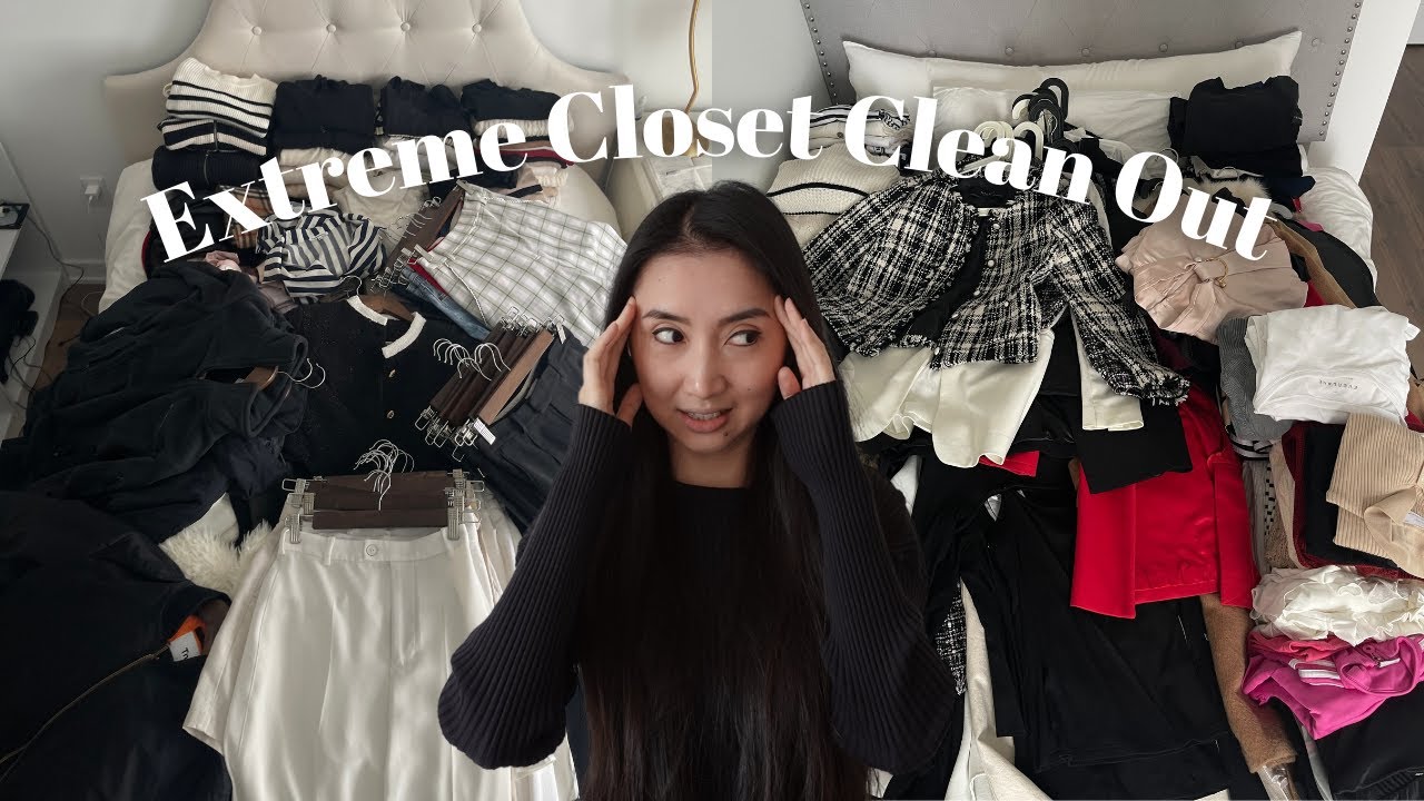 Extreme Closet Clean Out | If I Was Starting My Wardrobe From Scratch - YouTube