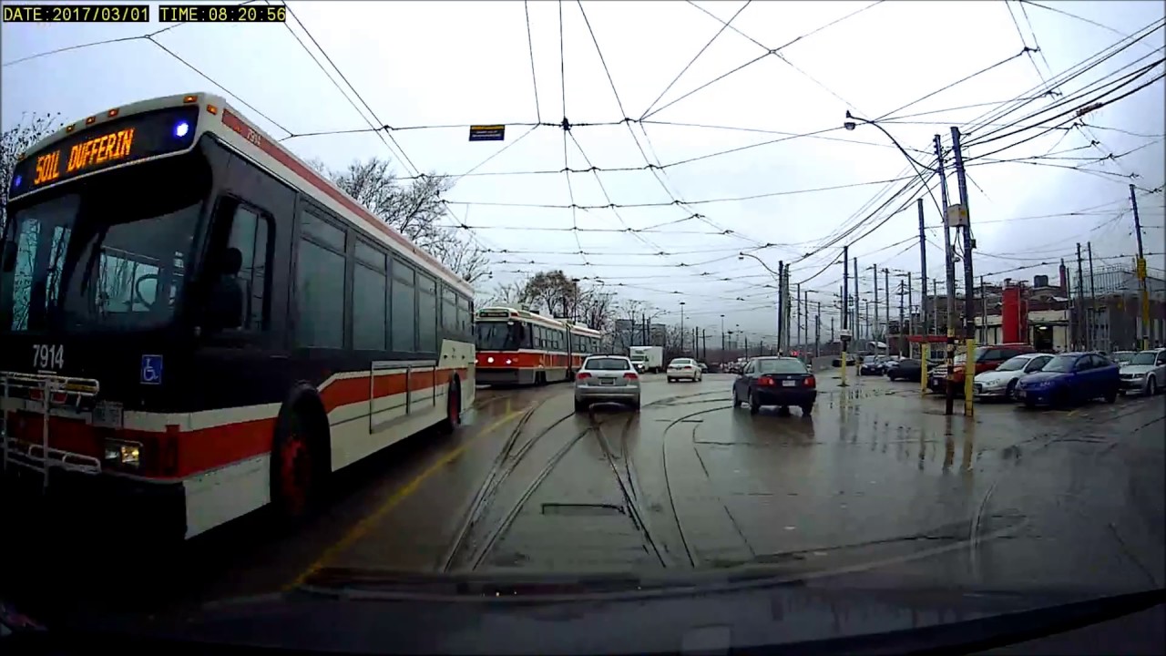 TTC lane shift - YouTube