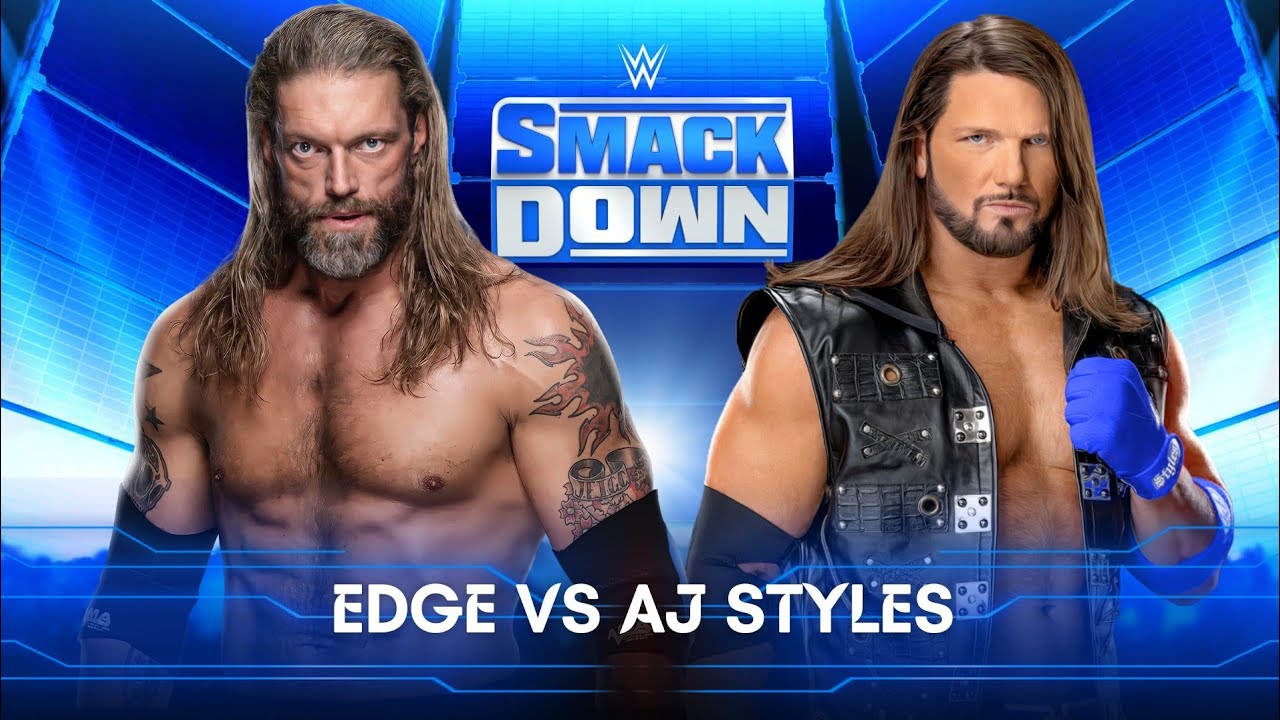WWE 2K22 | EDGE VS AJ STYLES | SMACKDOWN GAMEPLAY PS5 - YouTube