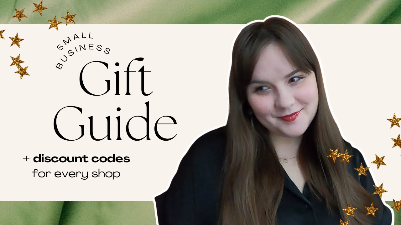 small business gift guide 2022 | discount codes | shop small | small ...