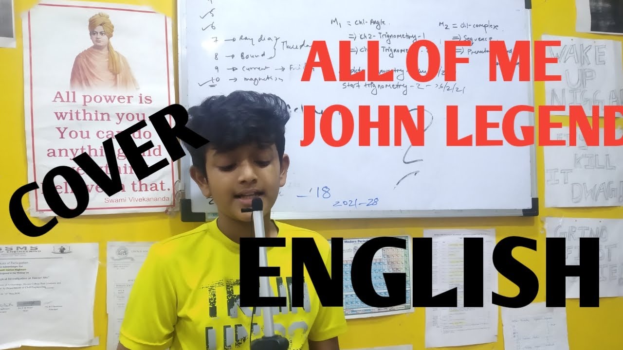 All Of Me || John Legend || Cover By Tanmay Waghmare || Tw7 - YouTube
