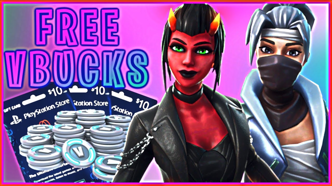 PSN CARD GIVEAWAY - FREE VBUCKS - ROAD TO 4K (3170) - YouTube