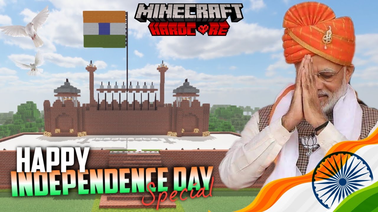 WE BUILD RED FORT IN OUR HARDCORE MINECRAFT WORLD - YouTube