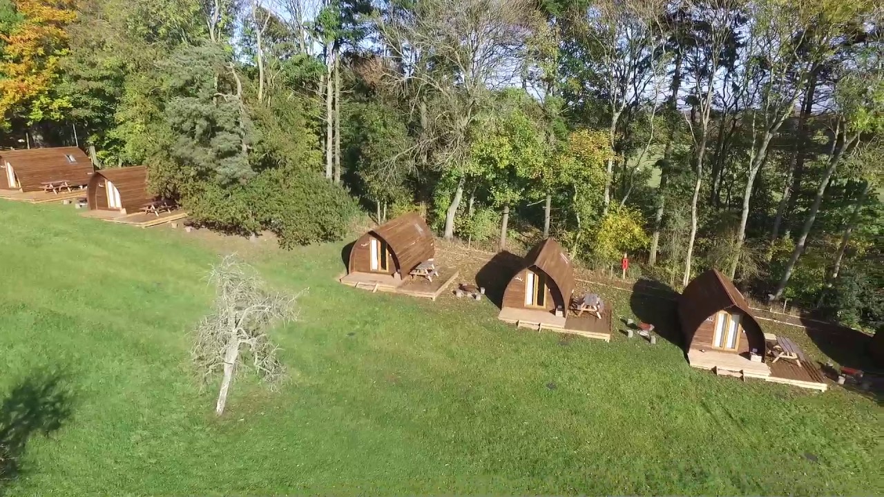 Chawton Park Farm 'Glamping' Aerial Promotional Video - YouTube