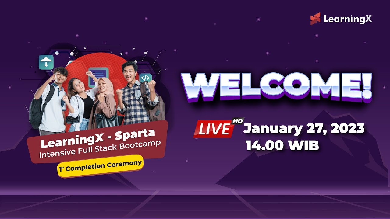 Upacara Kelulusan LearningX - Sparta Fullstack Bootcamp - YouTube