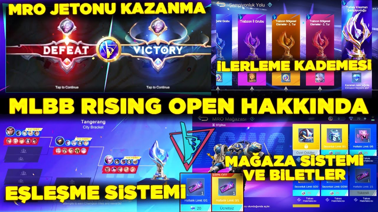 MLBB RISING OPEN DİKKAT ETMENİZ GEREKENLER | KONUM VE TAKIM KURMAK ...