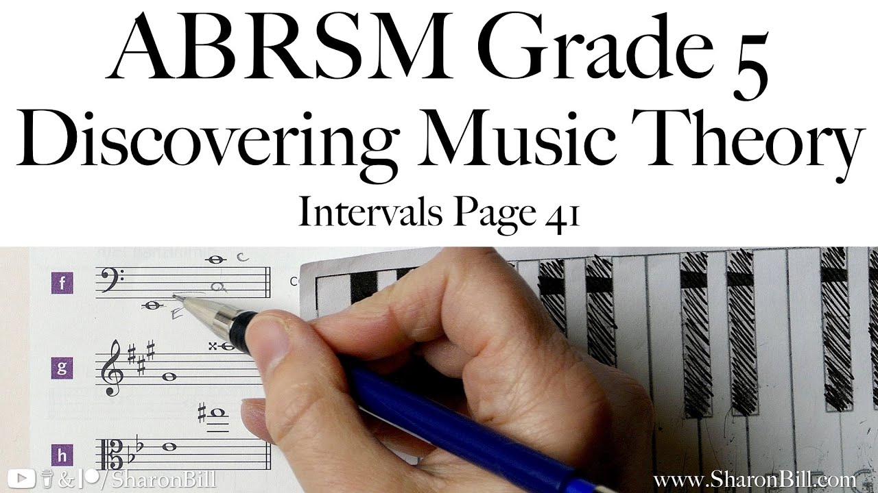 ABRSM Discovering Music Theory Grade 5 Intervals Page 41 with Sharon ...