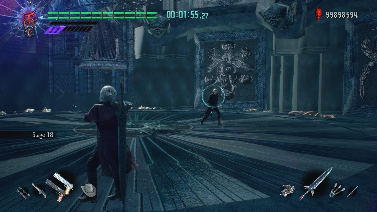 Devil May Cry 3 Vergil Battle Stage 2 for Devil May Cry 5 - YouTube