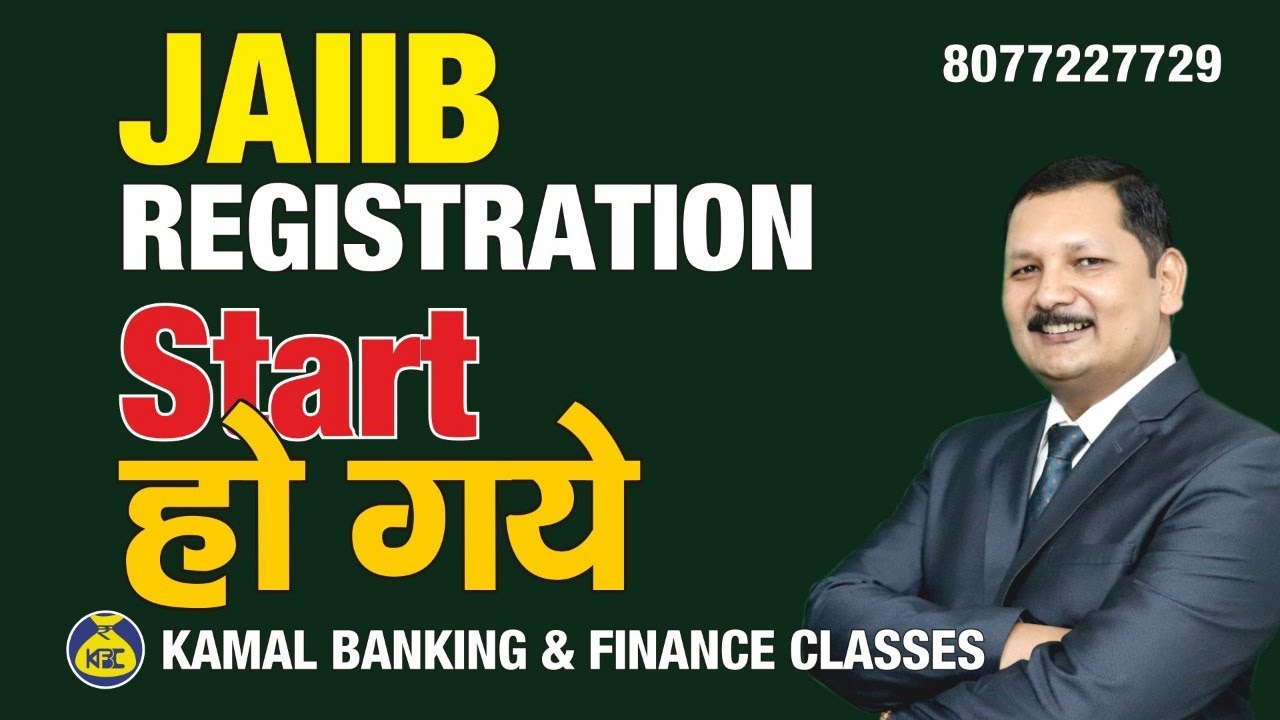 JAIIB Registration Started - YouTube