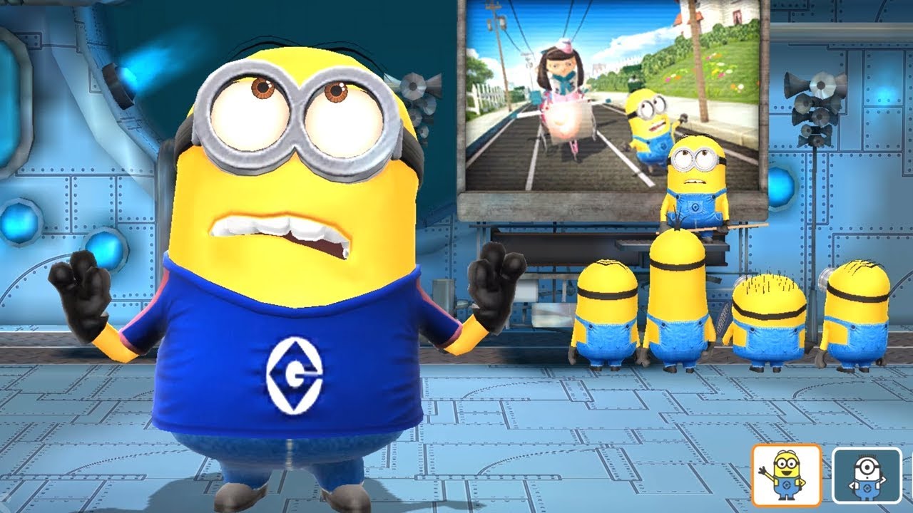 Despicable Me 2 Minion Rush Soccer Minion Shopping Mall Running Special ...