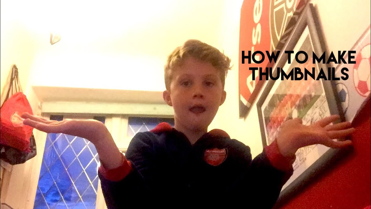 How to make thumbnails - YouTube