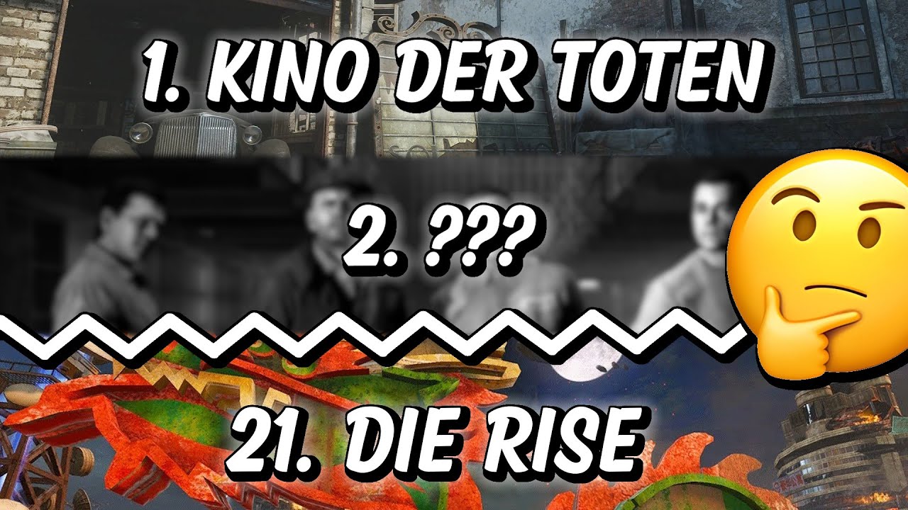 Ranking EVERY CoD Zombies Map Best To Worst (WaW-BO3) - YouTube