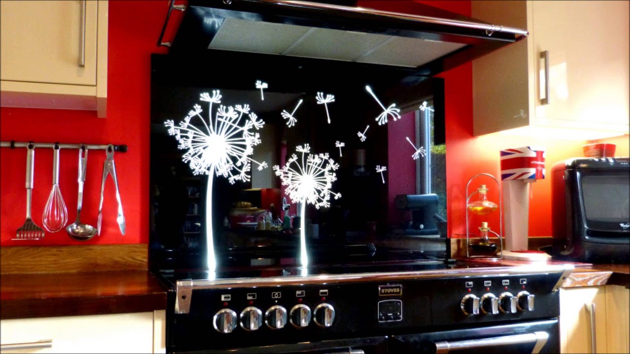 LED splashbacks with patterns by Adplan, backlit glass splashbacks ...