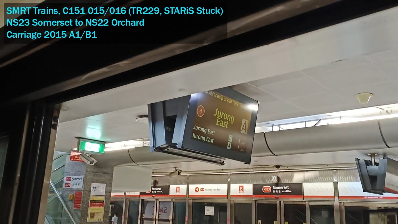 [RATiS Stuck] SMRT Trains - KHI C151 [015/016] [Somerset → Orchard ...