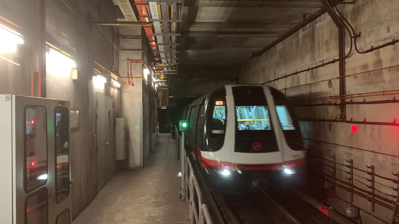 SMRT Trains CCL Alstom Metropolis C830C [853] arriving Marymount ( ️ ...