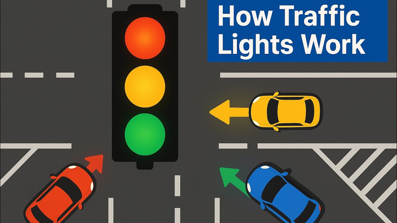 How traffic lights work - Traffic Lights Explained - YouTube