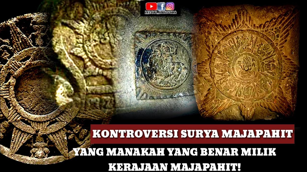 KONTROVERSI SURYA MAJAPAHIT! BENARKAH SURYA MAJAPAHIT LAMBANG KERAJAAN ...