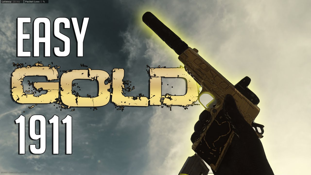 Easy Gold 1911! Call of Duty Modern Warfare Camo Unlock Guide (Tips ...