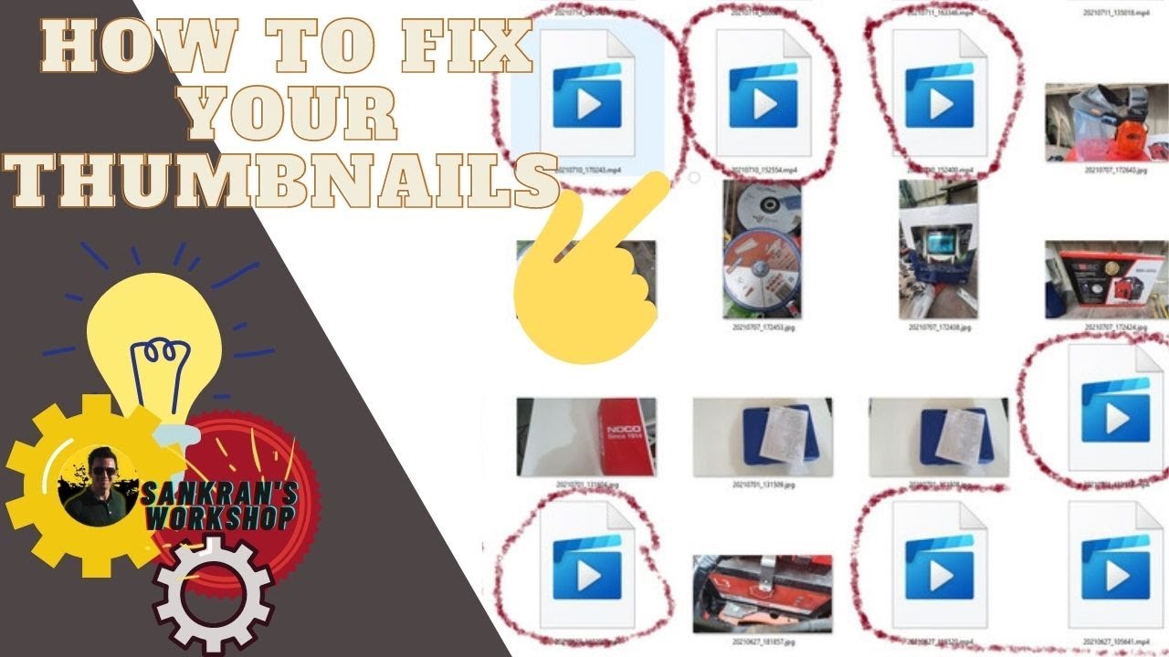 How to fix thumbnails that sometimes are displayed and sometimes not ...