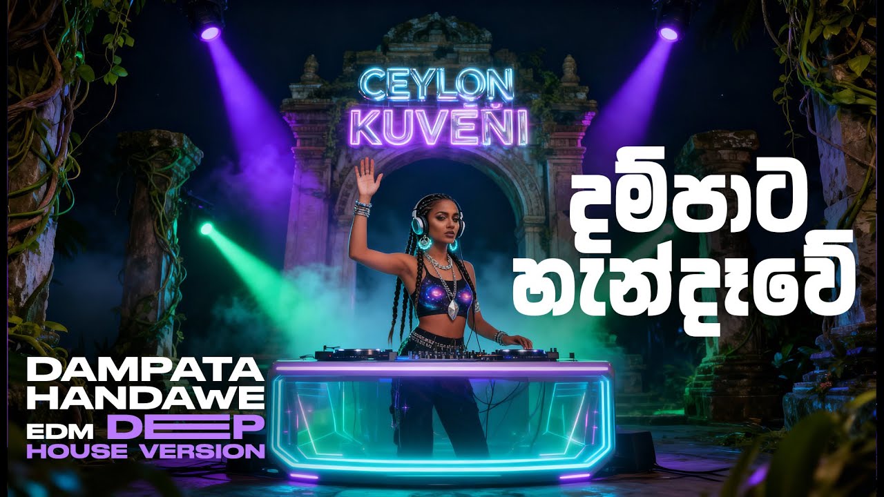 Dampata Handawe | දම්පාට හැන්දෑවේ | EDM House Mix Cover by Ceylon ...