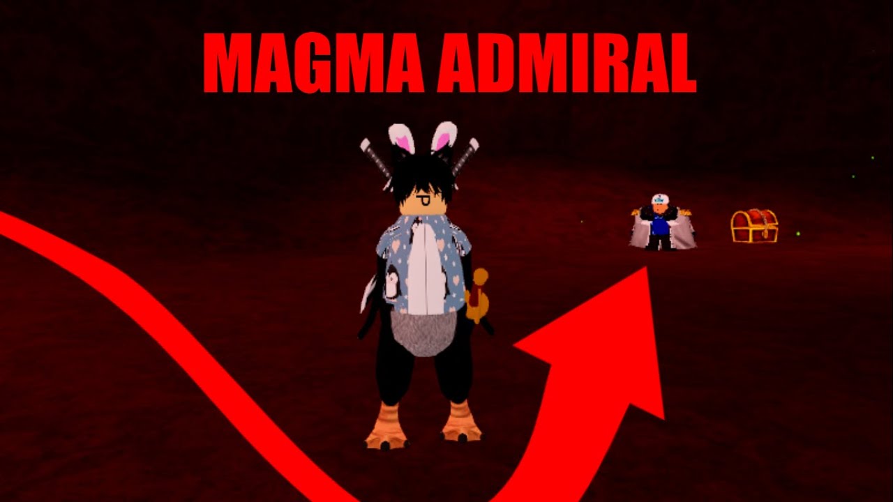 Roblox: Blox fruits- How to find the boss Magma Admiral - YouTube