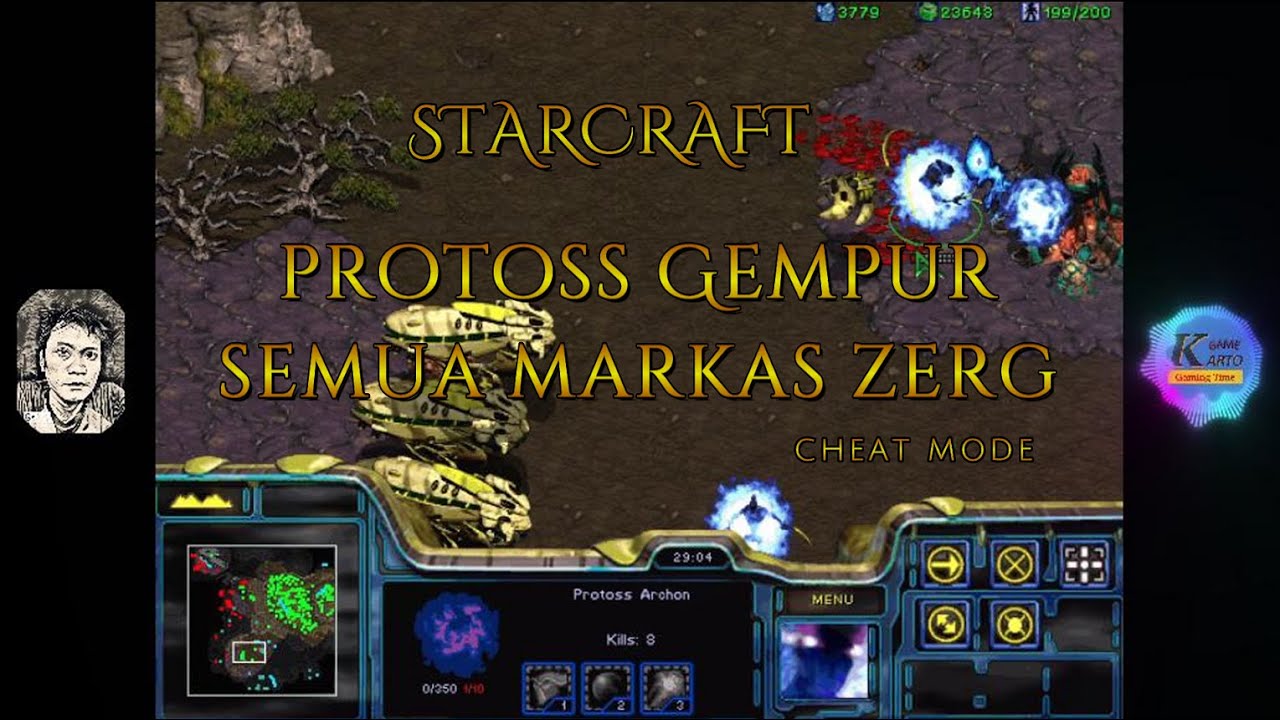 Starcraft : Three Kingdoms - Protoss vs 2 Zerg - YouTube