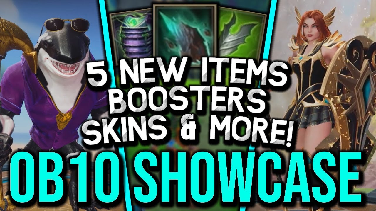 PATCH OB10 SHOWCASE - 5 New Items, New Skins, Boosters, God Builder ...