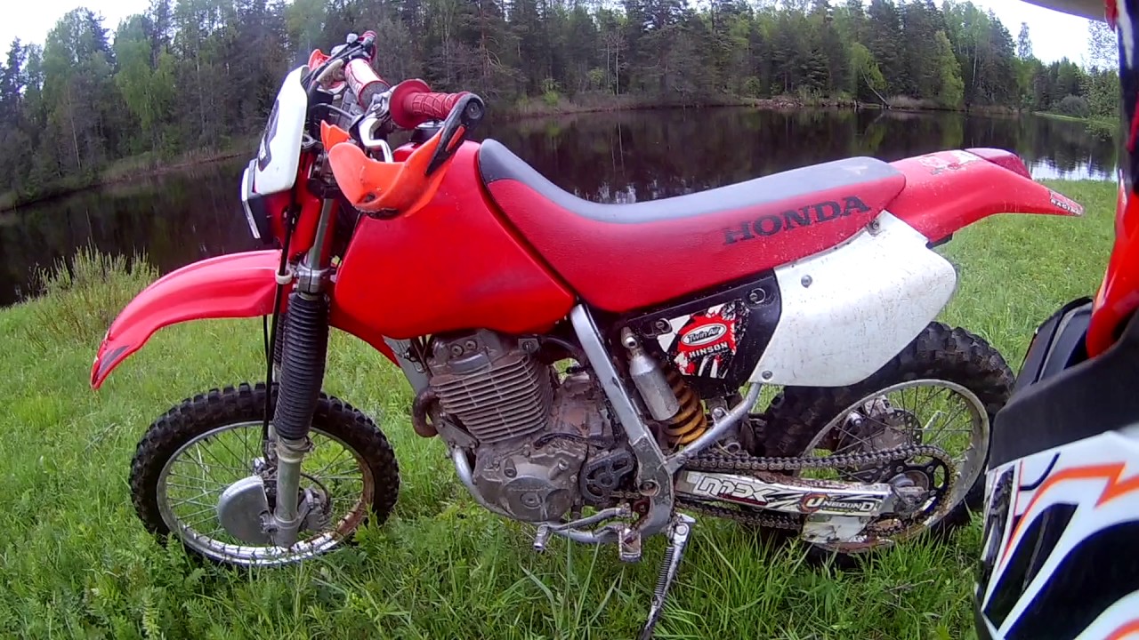 Обзор HONDA XR400R - YouTube