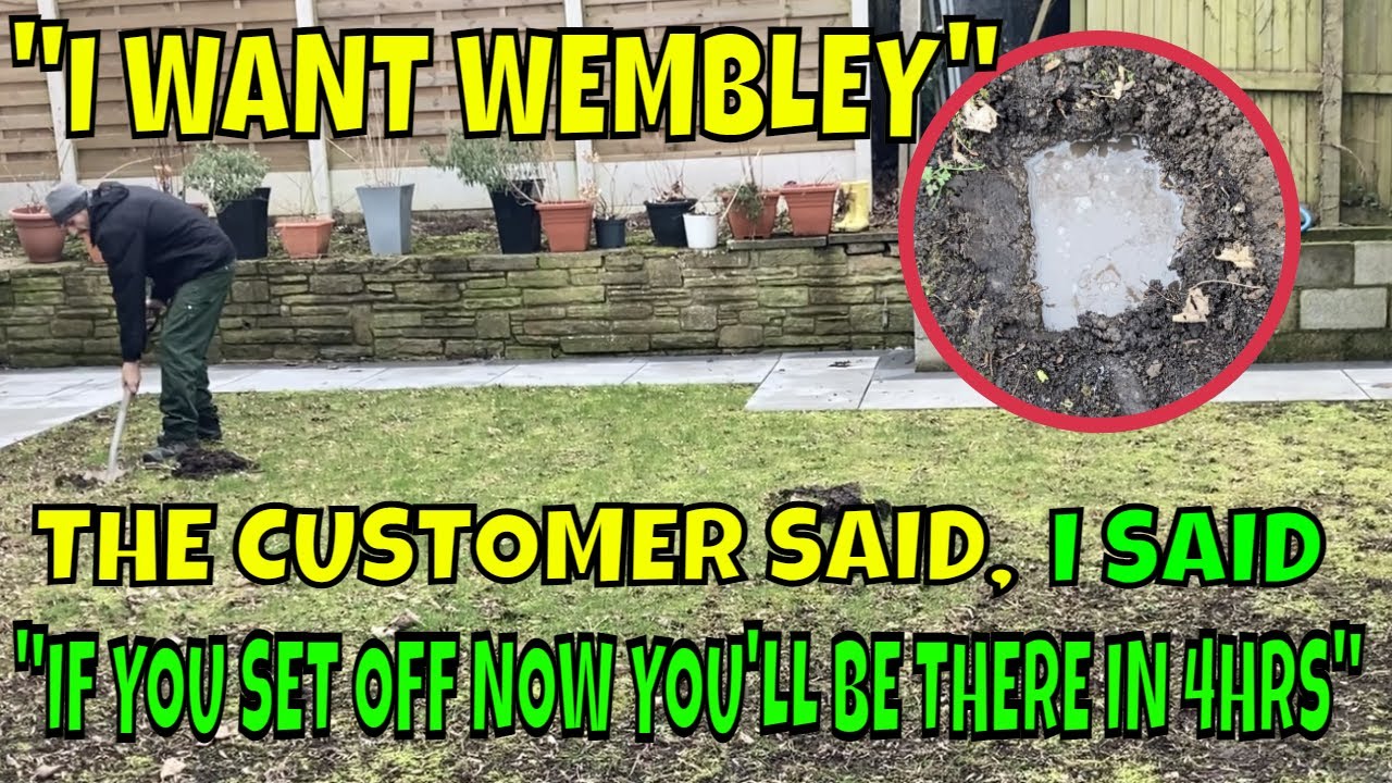 One Hell of a Lawn Job to Take on / Proper lawn Challenge! - YouTube