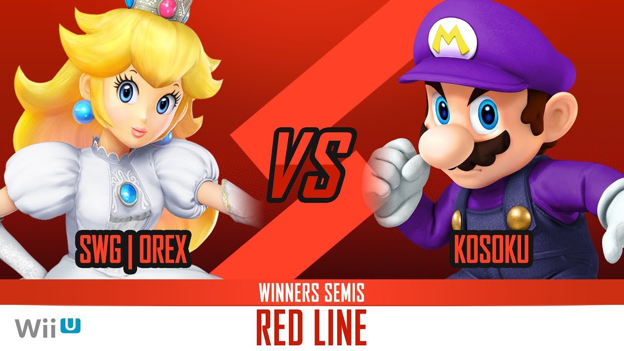 Red Line Smash 30 - Kosoku (Mario) Vs. SWG | Orex (Peach) - YouTube