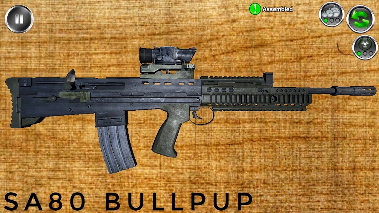 UK🇬🇧 SA-80 BULLPUP ASSAULT RIFLE - YouTube