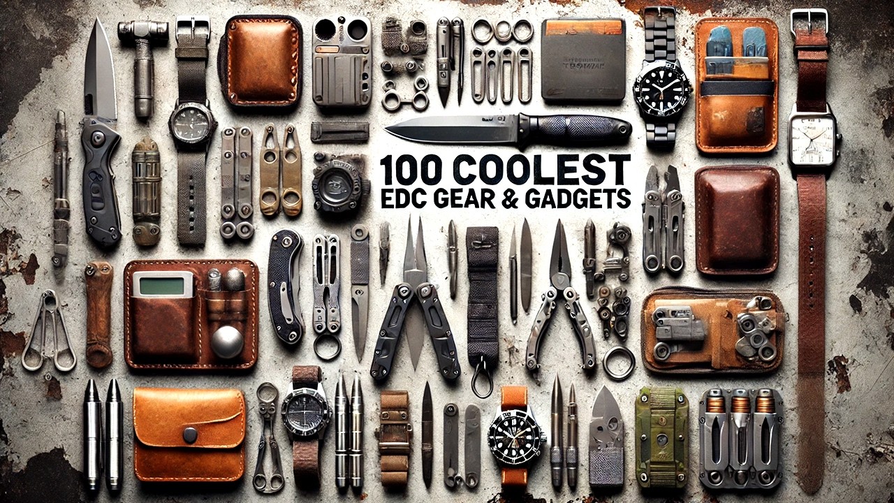 100 Coolest EDC Gear & Gadgets That Are Worth Buying - YouTube