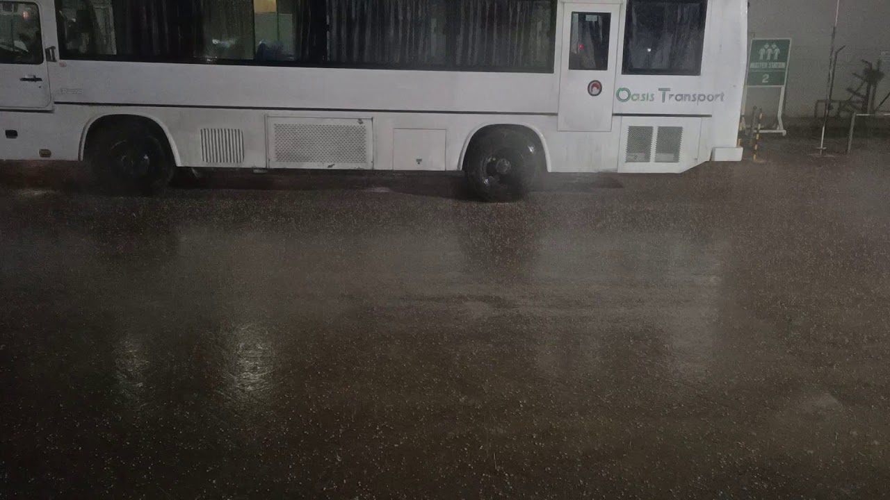 Ice stone in rain - YouTube
