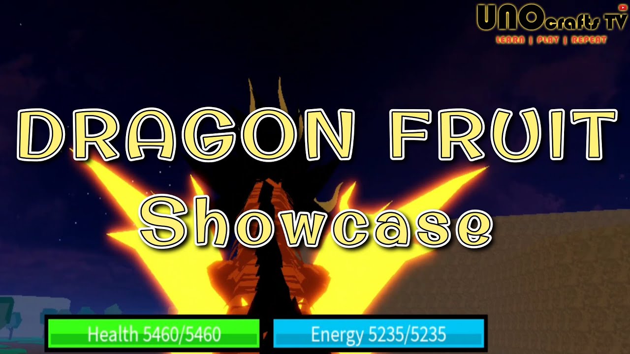 Dragon Fruit Showcase (Blox Fruits) | ROBLOX Gameplays - YouTube