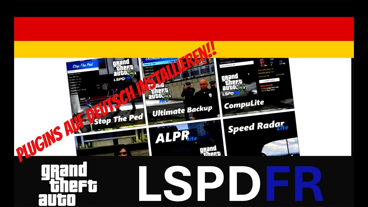 GTA LSPDFR Plugins auf deutsch Installieren /2024/Tutorial - YouTube
