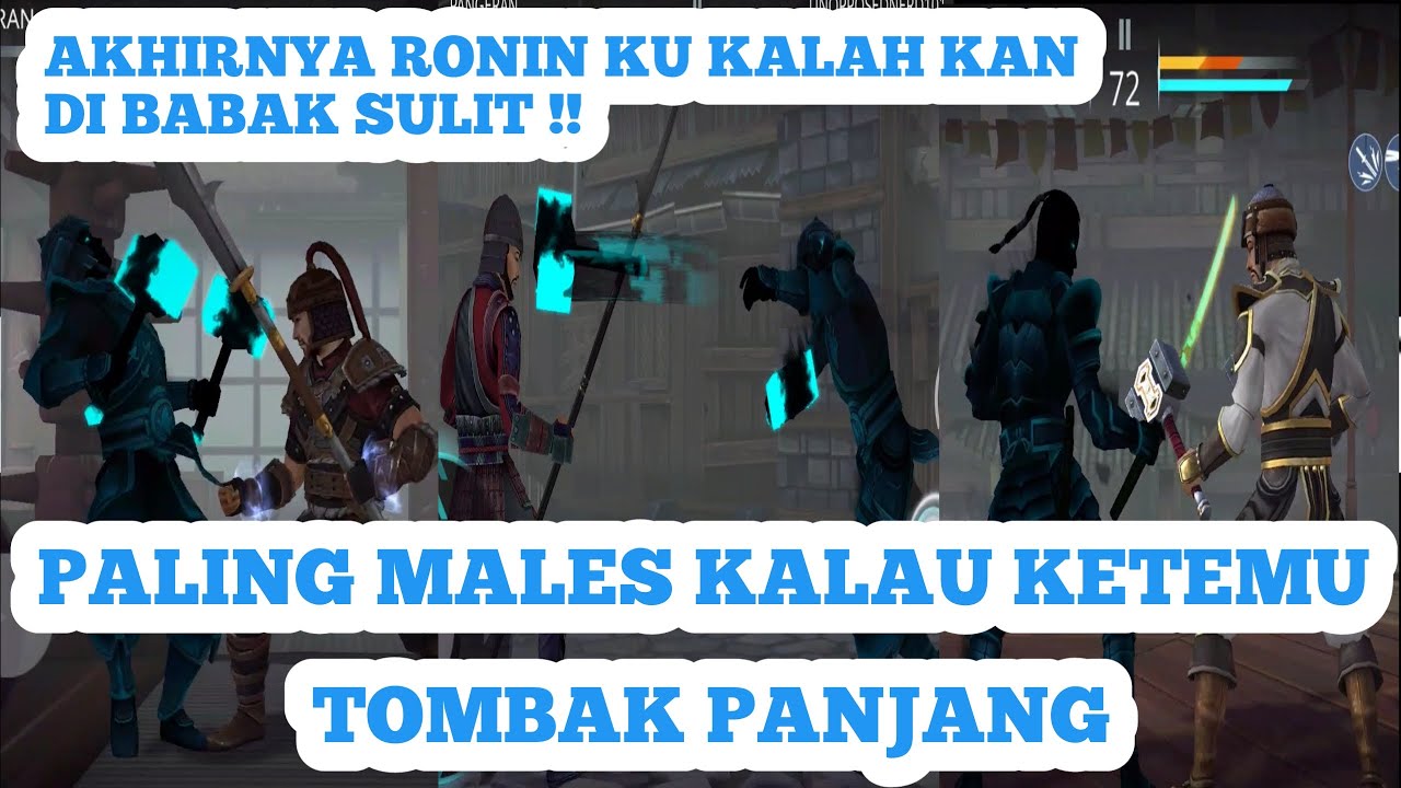 AKHIRNYA AKU BISA KALAHKAN RONIN !! babak sulit Shadow fight 3 - YouTube