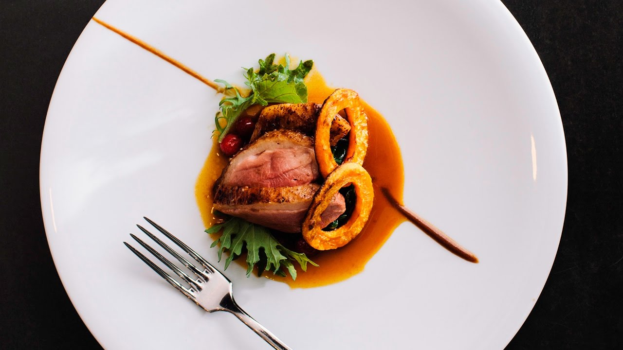 Tasting Counter: Roasted Duck with Butternut Squash and Kale - YouTube