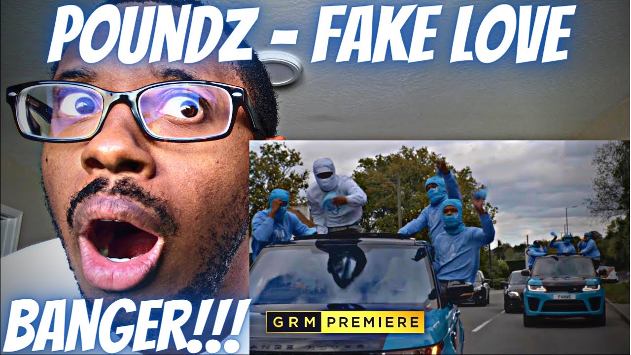 Poundz - Fake Love [Music Video] | @Grmdaily (REACTS 🇺🇸‼️‼️) - YouTube
